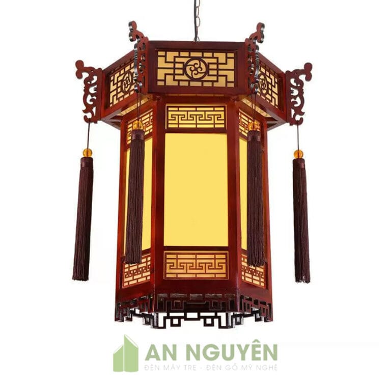 Đèn Gỗ Thả Trần Phòng Thờ Nhiều Mẫu Mã, Tạo Sự Ấm Cúng - An Nguyên Lighting
